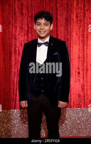 Adam Hussain attends the British Soap Awards 2022 at the Hackney Empire ...