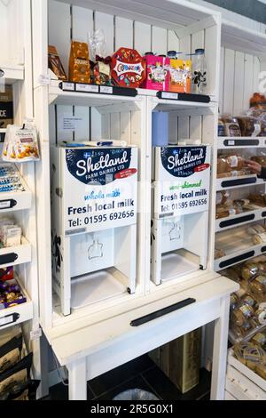Shetland Farm Dairies local milk producers for the islands and manager ...