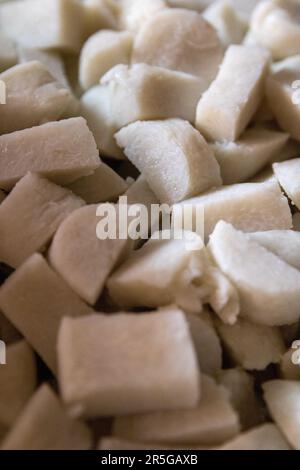 Southeast Asian Rice compressed and sliced for Satay Stock Photo - Alamy