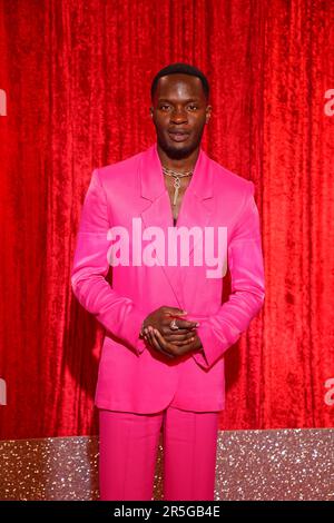 Ashley Byam attends the British Soap Awards 2023 at The Lowry Theatre ...