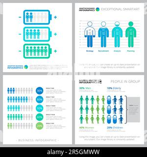 Collage of creative human resources infographic designs Stock Vector ...