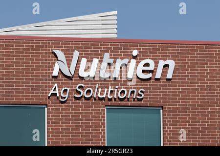 Champaign - Circa June 2023: Nutrien Ag Solutions Digital Office. Ag ...