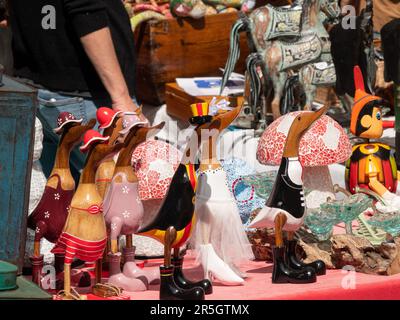 Close up details of flea market stall in Doha Qatar Stock Photo - Alamy