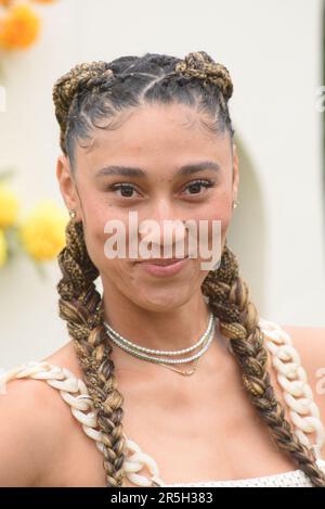 Ally Love attends the Veuve Clicquot Polo Classic at Liberty State Park ...