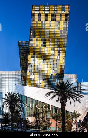 Apartment Blocks behind the Gucci Building in Las Vegas Stock Photo - Alamy