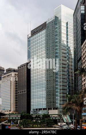J P Morgan Chase Bank, Hong Kong Island, Hong Kong, China Stock Photo ...