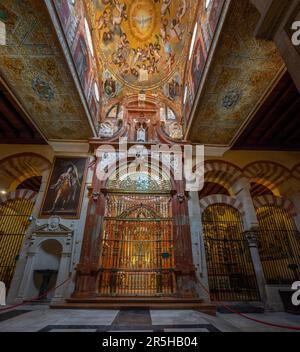 Mosque Cathedral of Cordoba. Interior of the Cathedral of the ...