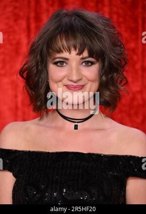 Manchester. UK. Rachel Gill-Davies at the British Soap Awards 2023. The ...