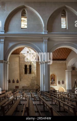Former Medieval Minaret at Church of Santiago Apostol Interior - Route ...