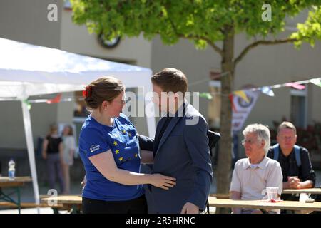 Strausberg, Germany. 03rd June, 2023. Strausberg: The young singer and ...