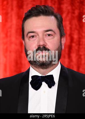 Manchester. UK. Simon Lowe at the British Soap Awards 2023. The Lowry ...