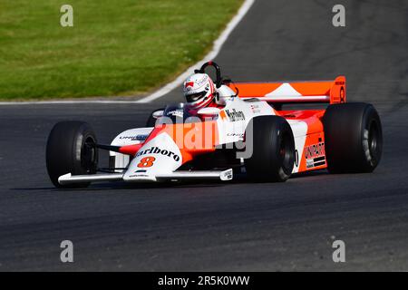 Mark Higson, McLaren MP4/1B, Masters Racing Legends, two races of ...