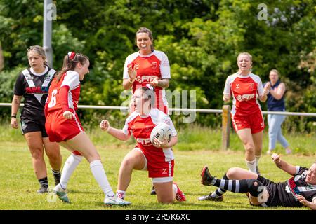 Leeds, UK. 4th June 2023. Womens Rugby League, Championship ...