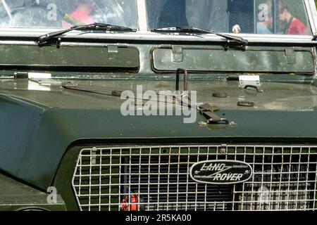 Land Rover Series 3 Lightweight. Classic car meet at Hanley Farm ...