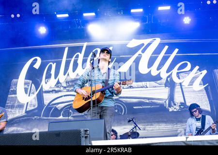 Calder Allen performs at Railbird Music Festival on Sunday, June 4 ...