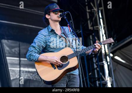 Calder Allen performs at Railbird Music Festival on Sunday, June 4 ...