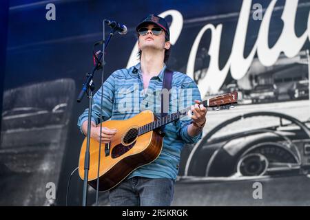 Calder Allen performs at Railbird Music Festival on Sunday, June 4 ...