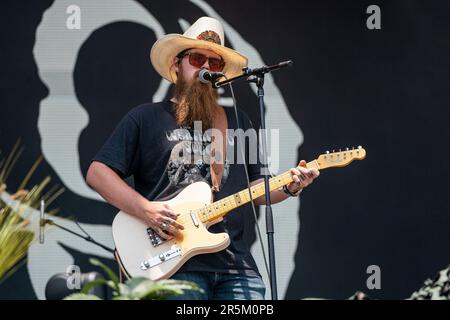 Isaac Gibson of 49 Winchester performs at Railbird Music Festival on ...