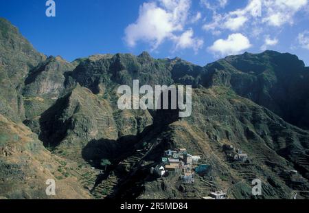 the Landscape at the Village of Fontainhas near the town of Ponta do ...