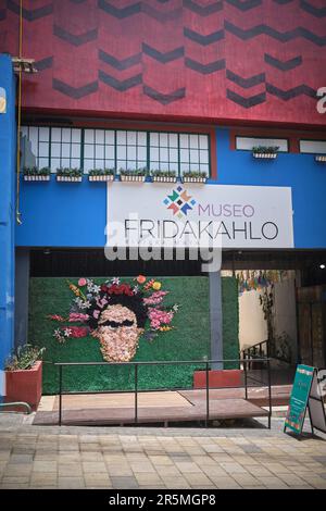 The Frida Kahlo Museum in Playa Del Carmen Yucatan Mexico Stock Photo ...