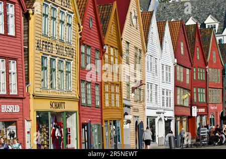 Tyske Brygge, Hanseatic Quarter, Bergen, Hordaland, Norway, Scandinavia ...