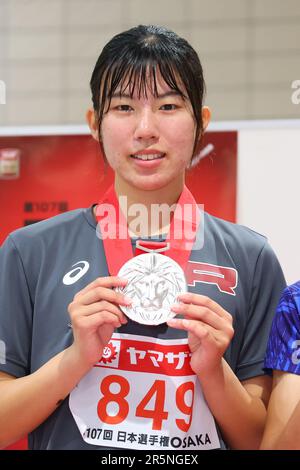 Osaka, Japan. 2nd June, 2023. Momone Ueda Athletics : The 107th Japan ...