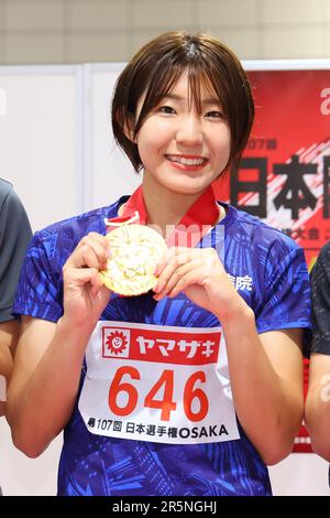 Osaka, Japan. 2nd June, 2023. Momone Ueda Athletics : The 107th Japan ...
