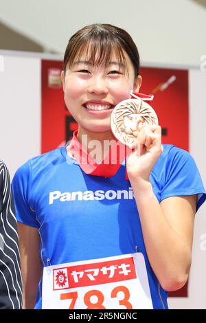 Osaka, Japan. 2nd June, 2023. Momone Ueda Athletics : The 107th Japan ...