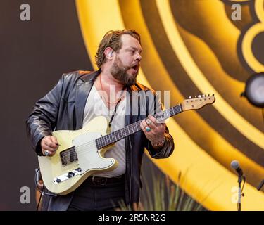 Nathaniel Rateliff & The Night Sweats performs on Day 3 of the T in the ...
