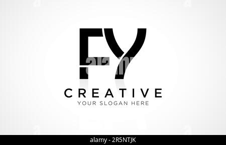 Initial FY Letter Linked Logo. Creative Letter FY Modern Business Logo ...