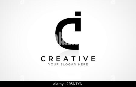 Initial Letter IC Logo Template Design Stock Vector Image & Art - Alamy