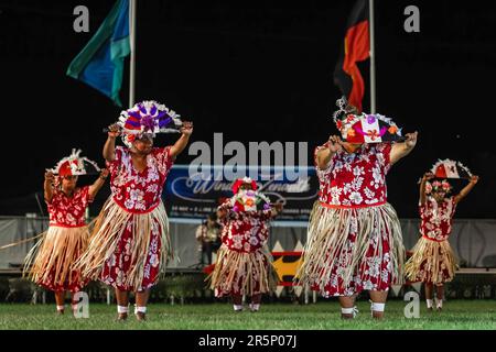 Thursday Island, Australia. 31st May, 2023. Iama Island dance team ...