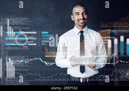 Young handsome businessman thinking while using phone Stock Photo - Alamy