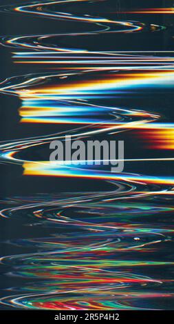 color distortion analog glitch texture artifacts Stock Photo - Alamy