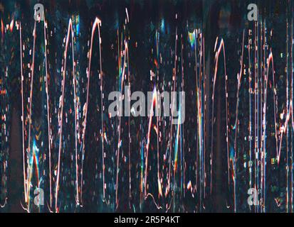 color distortion analog glitch texture artifacts Stock Photo - Alamy