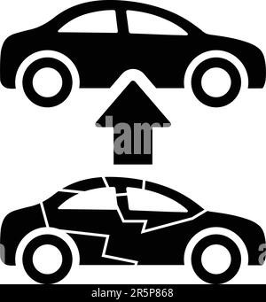 Repairing tire icon. Simple illustration of repairing tire vector icons ...