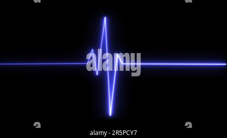Hert beat cardiogram graph background. Neon pulse line on hospital ...