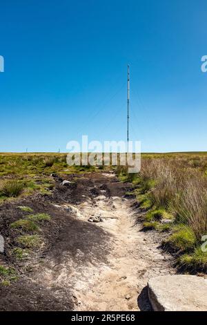 Winter Hill Transmitter, Lancashire, UK Stock Photo - Alamy