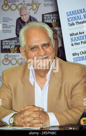 Indian film director Ramesh Sippy poses for a photo at the unveiling of ...