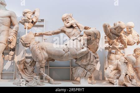 Ancient greek mythology sculptures and artefacts Stock Photo - Alamy