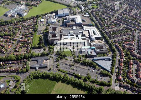 aerial view of the Newcastle Freeman Hospital, Newcastle-upon-Tyne ...