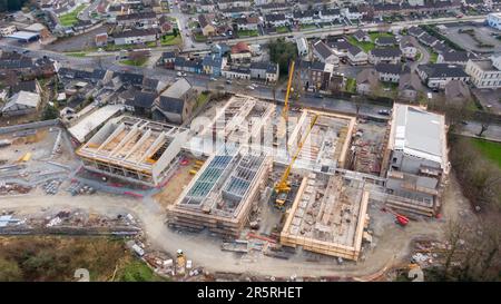 Limerick, Clare St., Ireland 05,March,2023 view of the new urban ...