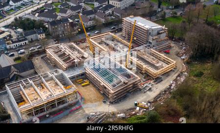 Limerick, Clare St., Ireland 05,March,2023 view of the new urban ...