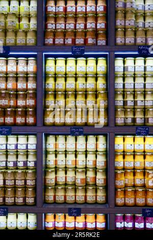 Edmond Fallot mustard, Dijon, Burgundy, France Stock Photo - Alamy