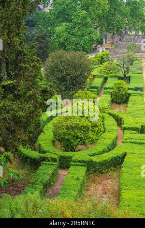 Portugal, Tomar, former seat of the Order of the Knights Templar, the ...