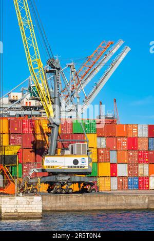 Portugal, Lisbon, Alcantara district, Docks of Santo Amaro Stock Photo ...