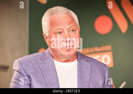 05.06.2023. Russia. Moscow. The owner of the company "Delicious - and ...