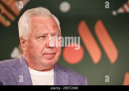 05.06.2023. Russia. Moscow. The owner of the company "Delicious - and ...