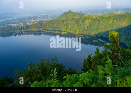 Telaga Menjer Lake, Wonosobo, Central Java, Indonesia Stock Photo - Alamy