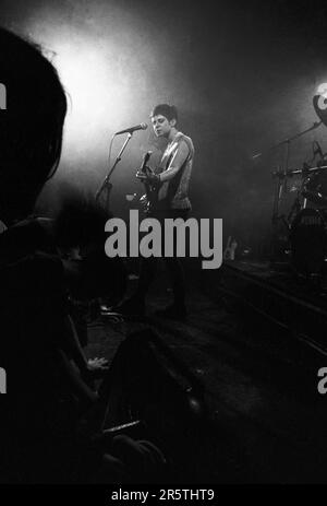BLEACH, CONCERT, 1992: The Ipswich band Bleach, singer Salli Carson ...
